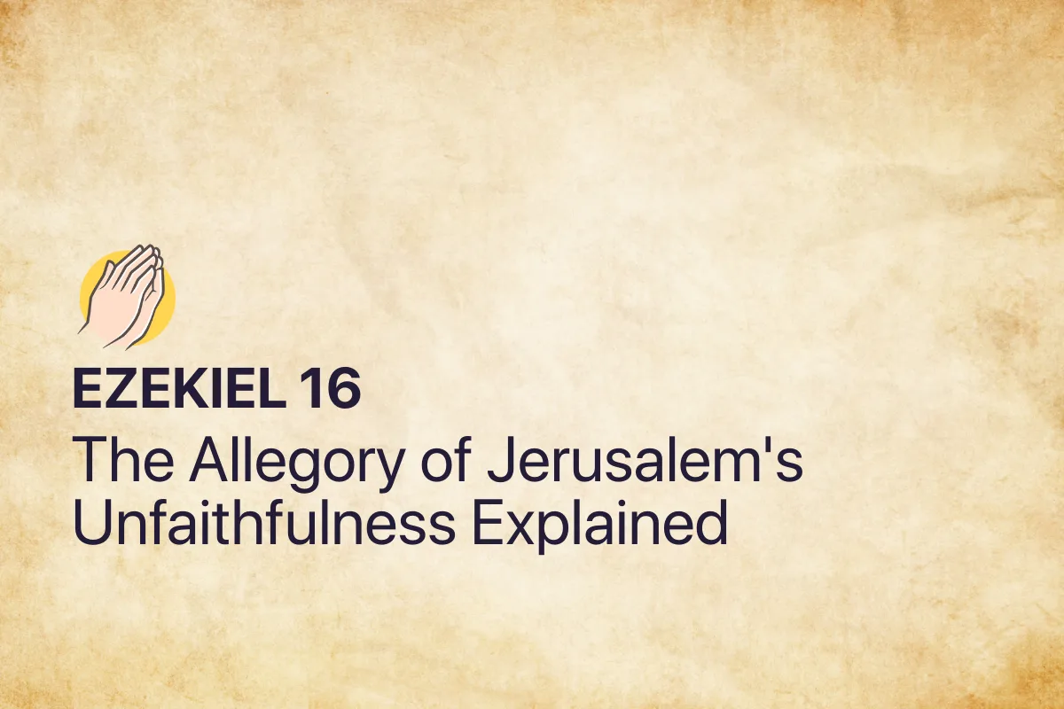 Ezekiel: Prophecies, Visions, and God's Promise of Restoration