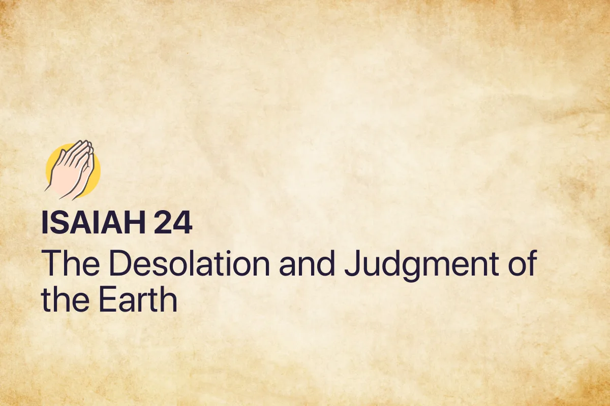 Isaiah: Prophecies of Hope, Judgment, and Redemption in the Bible