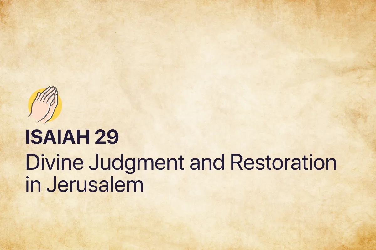 Isaiah: Prophecies of Hope, Judgment, and Redemption in the Bible