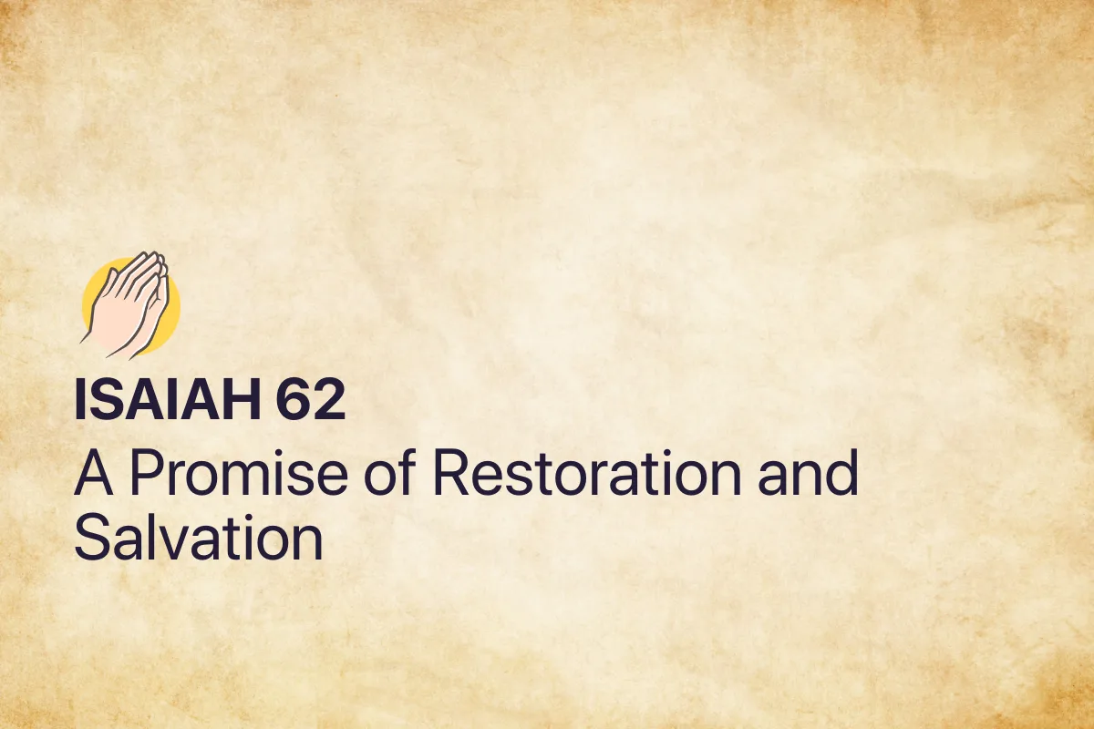 Isaiah: Prophecies of Hope, Judgment, and Redemption in the Bible