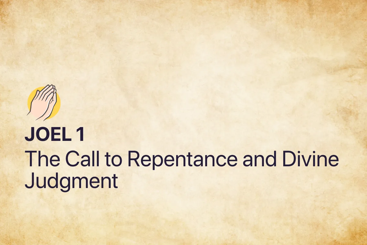Exploring the Book of Joel: Prophecy, Restoration, and Hope