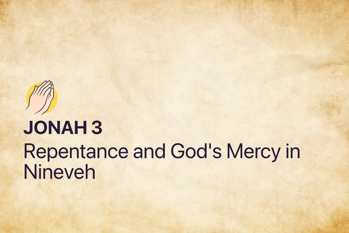 Jonah: A Journey of Faith, Redemption, and Divine Mercy